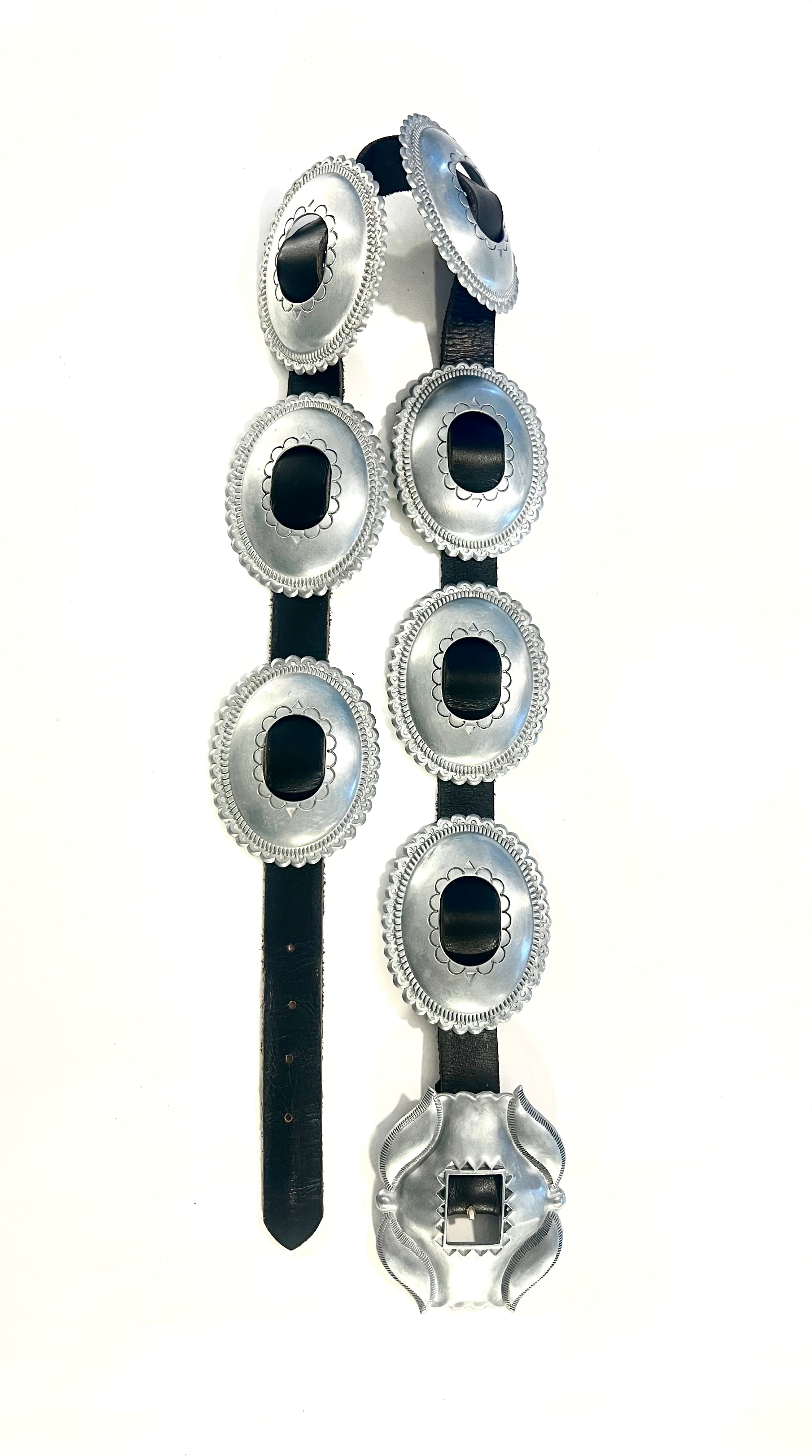 SAMPLE ONE-OFF JIM MORRISON CONCHO BELT – Heavy Leather NYC
